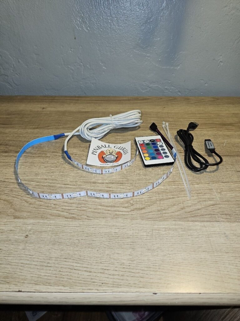 Pinball Machine Light MOD w/16+ Colors + Remote +USB – Pinball Gurus