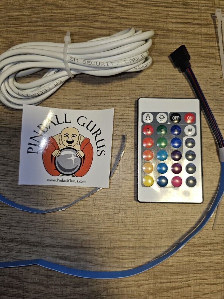 Pinball Machine Light MOD w/16+ Colors + Remote +USB – Pinball Gurus